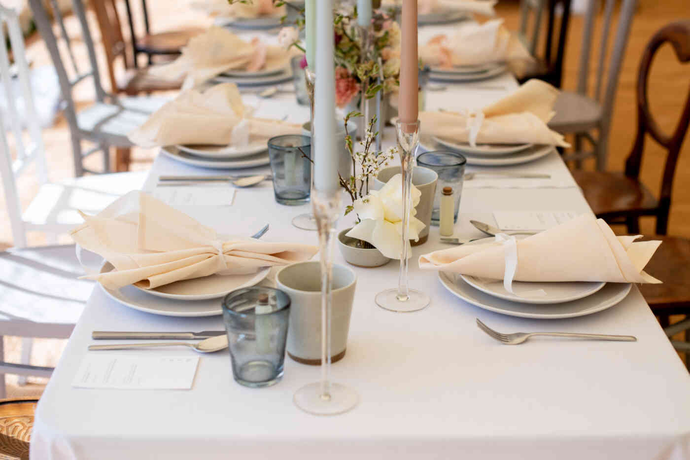 Natural Cream Table Linen For Hire | Tablecloths, Napkins, Runners ...